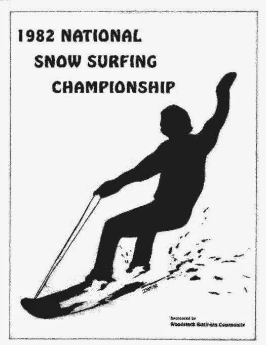The 1982 National Snow Surfing Championship Program - Featuring a ...