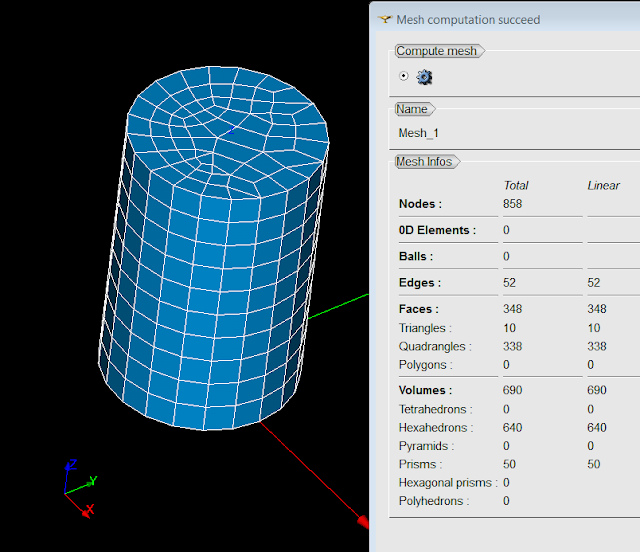 meshing FE hexa dominant dgn metode extrusion ~ Suyono Nt.'s (brief ...