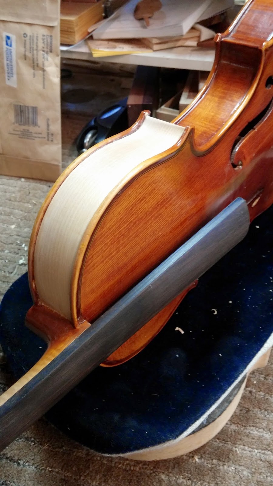 Luthier's Bench: Violin rib replacement