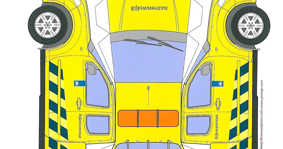 SP. Papel Modelismo: Bouwplaat - PaperCraft - Nissan Navaro