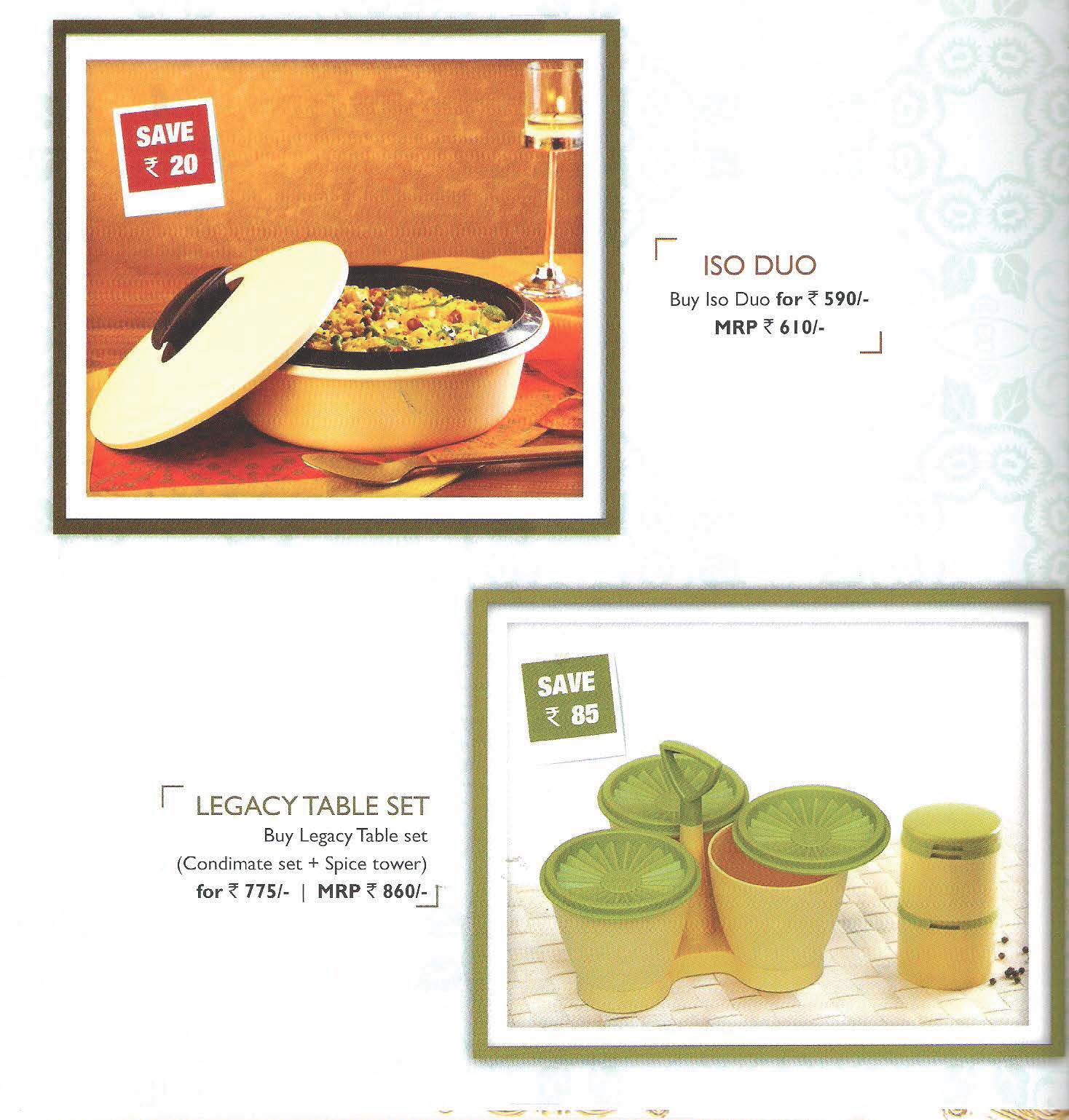 Tupperware in Hyderabad: Tupperware November 2012 flyer or Big Week Flyer