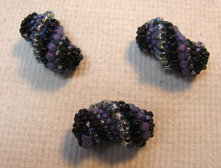 A wire bracelet featuring beaded beads