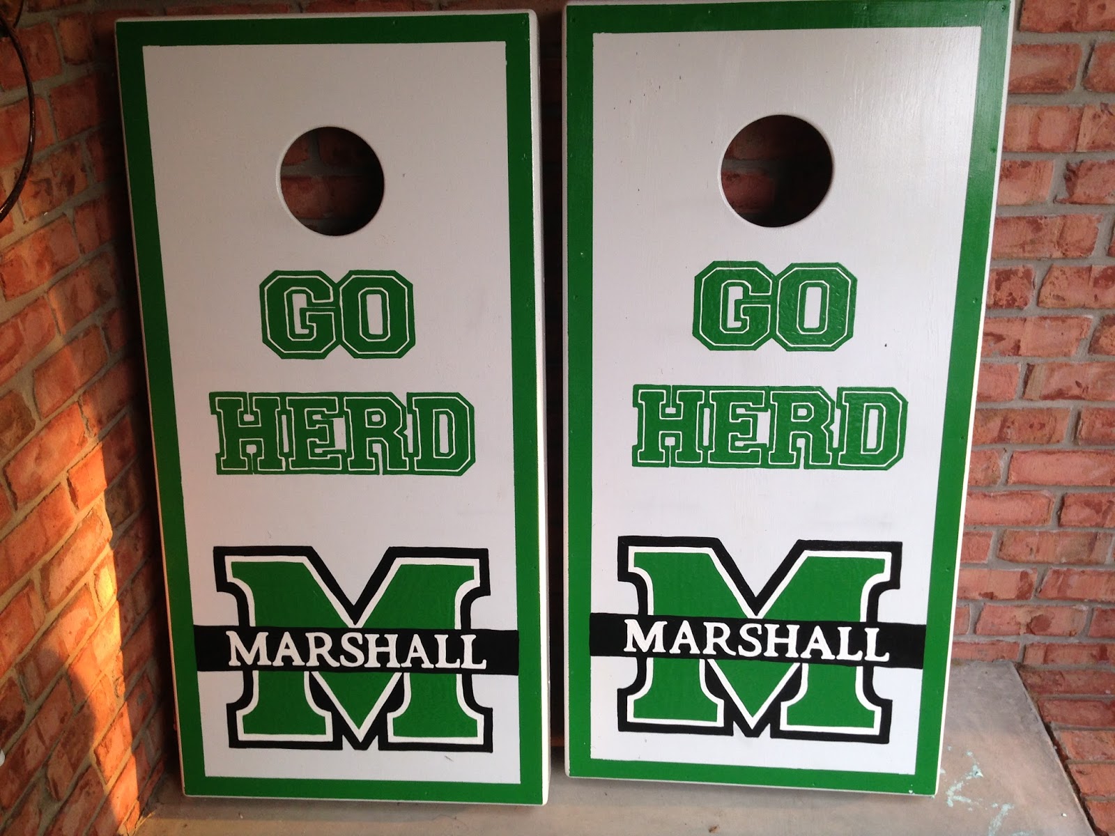 ~ I'M NOT MESSY... I'M JUST BUSY ~: Marshall Cornhole Boards
