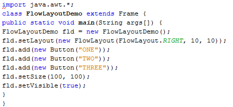 Java Education Network Indonesia: FlowLayout Manager