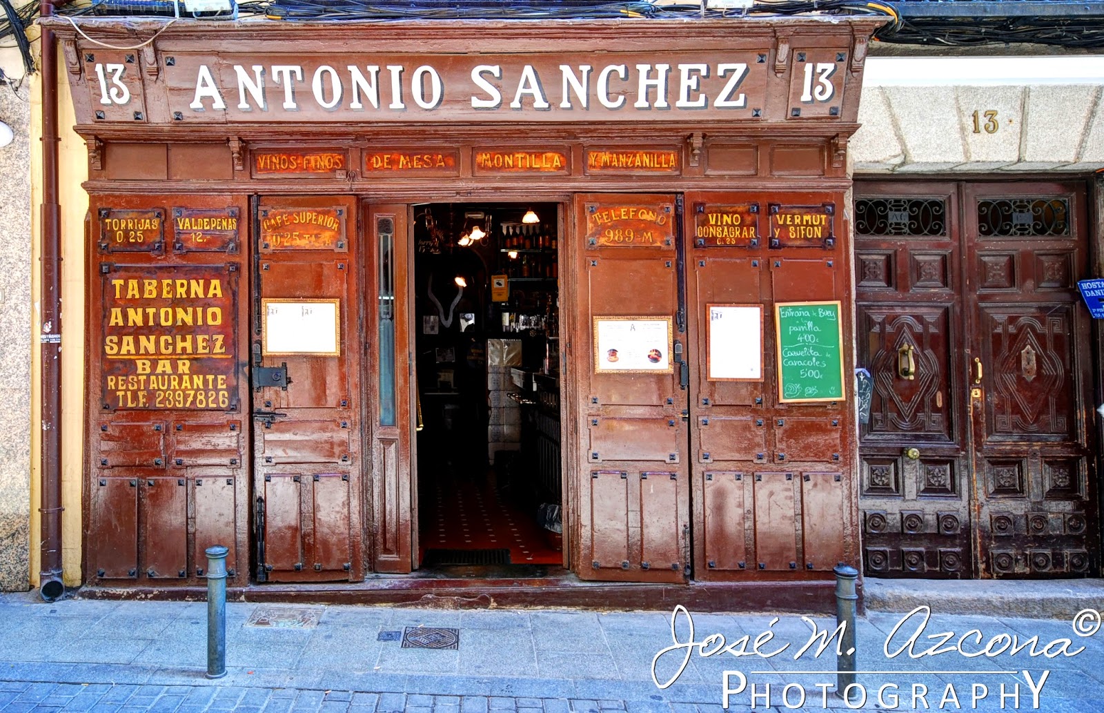 Por las calles de Madrid - Establecimientos: Taberna de Antonio Sánchez ...