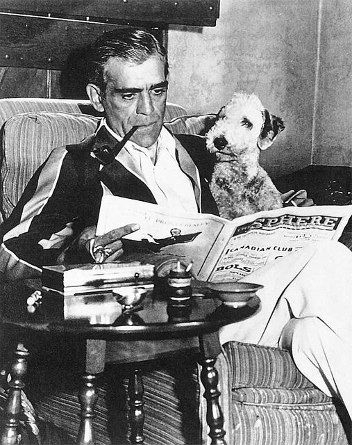 Famous Pipe Smokers: Boris Karloff