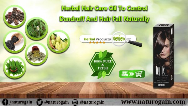 Control Hair Fall and Dandruff Naturally with Herbal Hair Care Oil