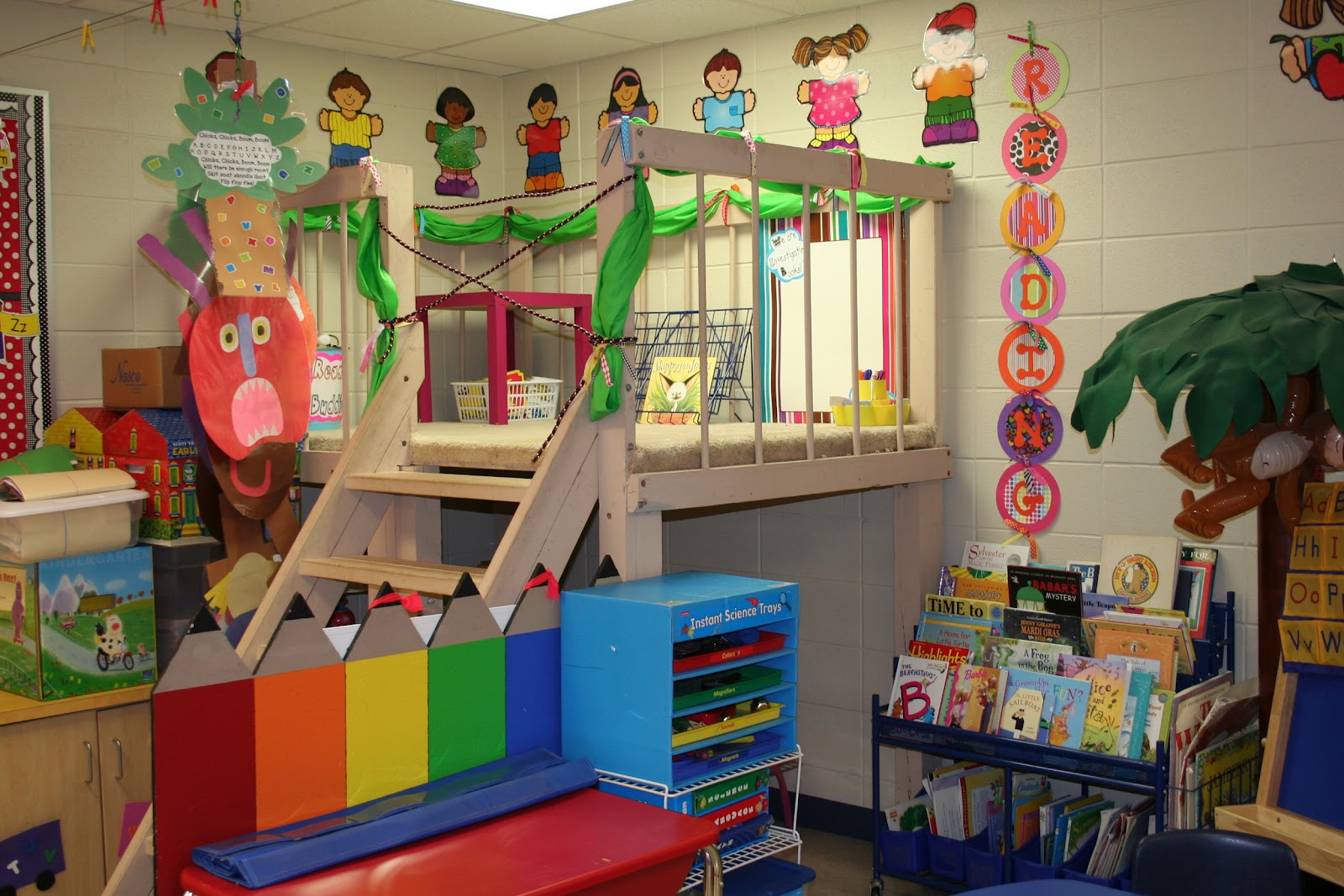 Mrs. Lee's Kindergarten: Center Banners How To