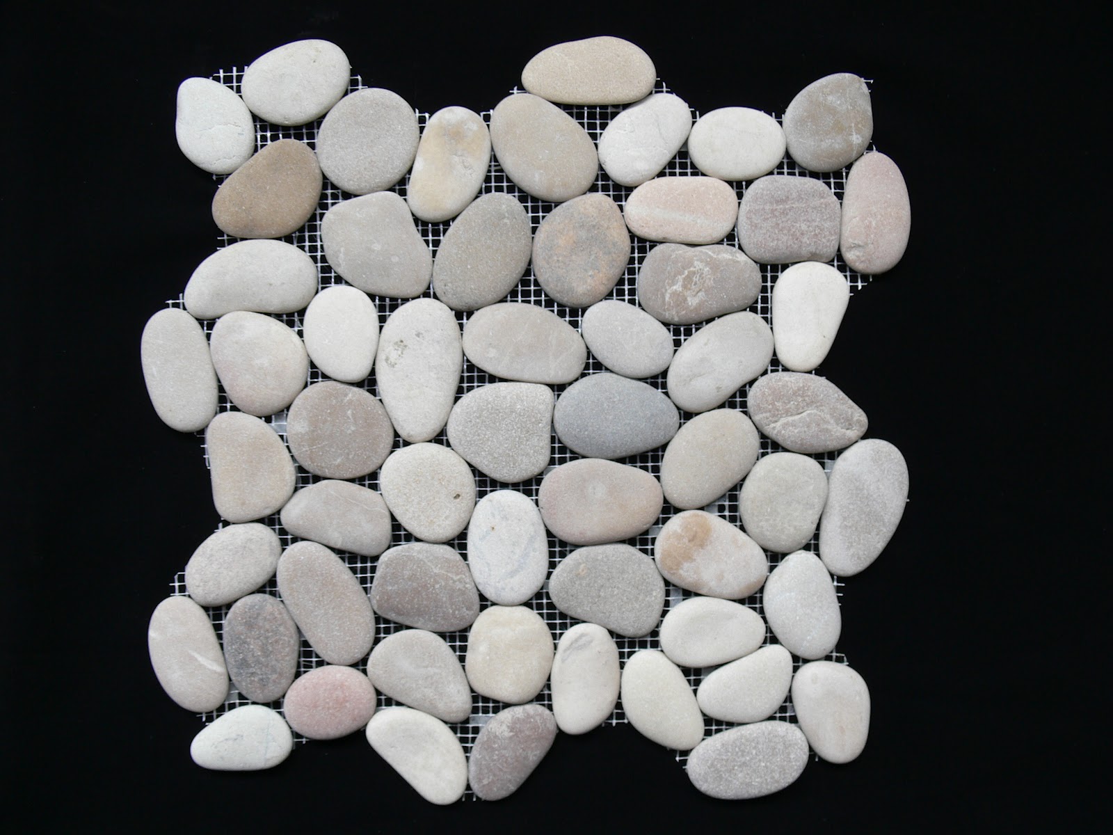 Tan Pebble Tile 30 x 30 Cm Interlock