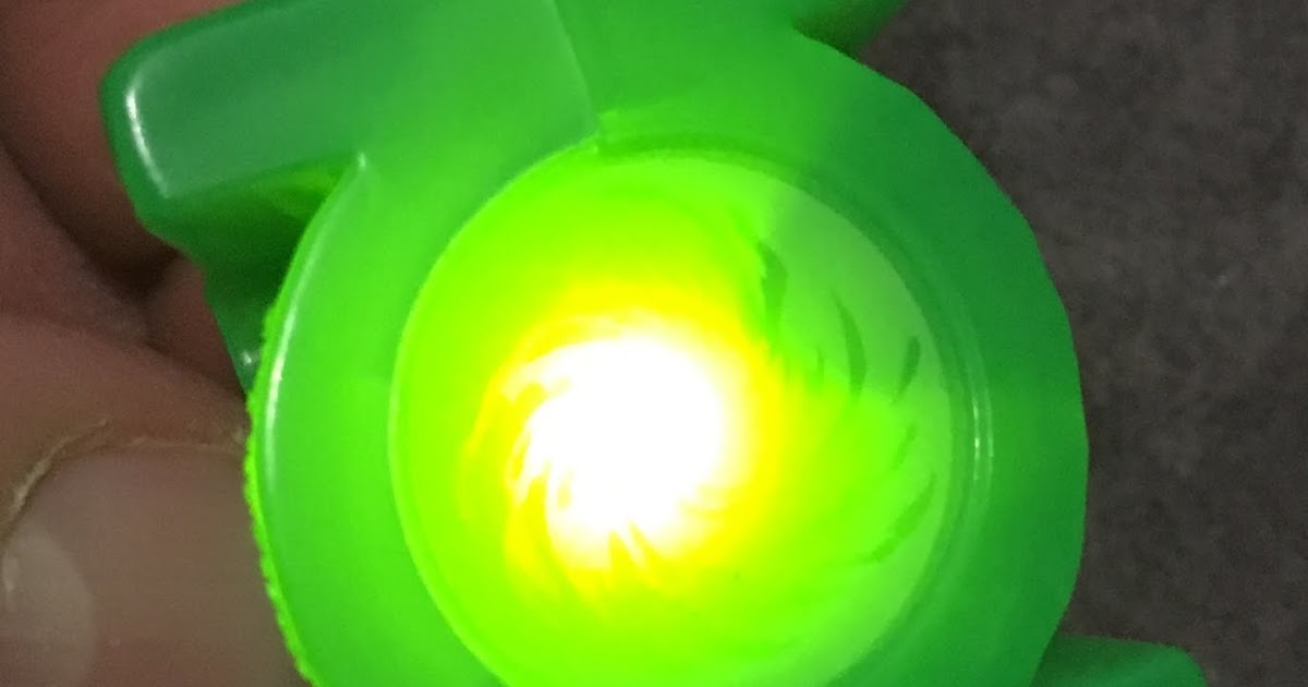 Green Lantern light up ring
