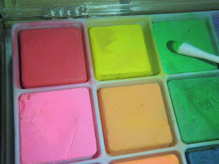 Crafting The Frugal Way: Blending Chalk Tutorial And A St. Patrick Card