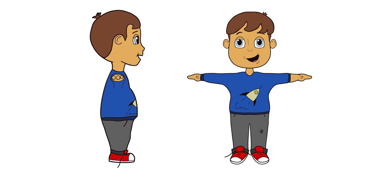 Ian Garling Animation: @Alan- Minor Project - Character Corrected Front ...