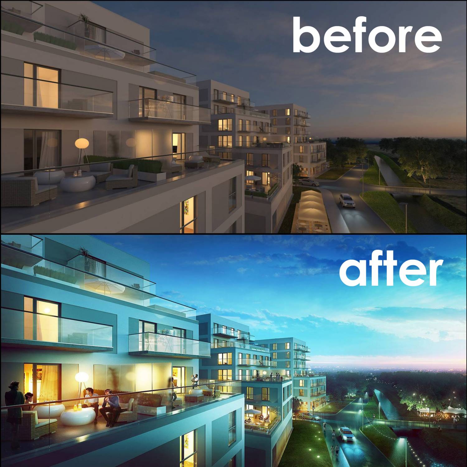 PhotoShop Architectural Post Production Files