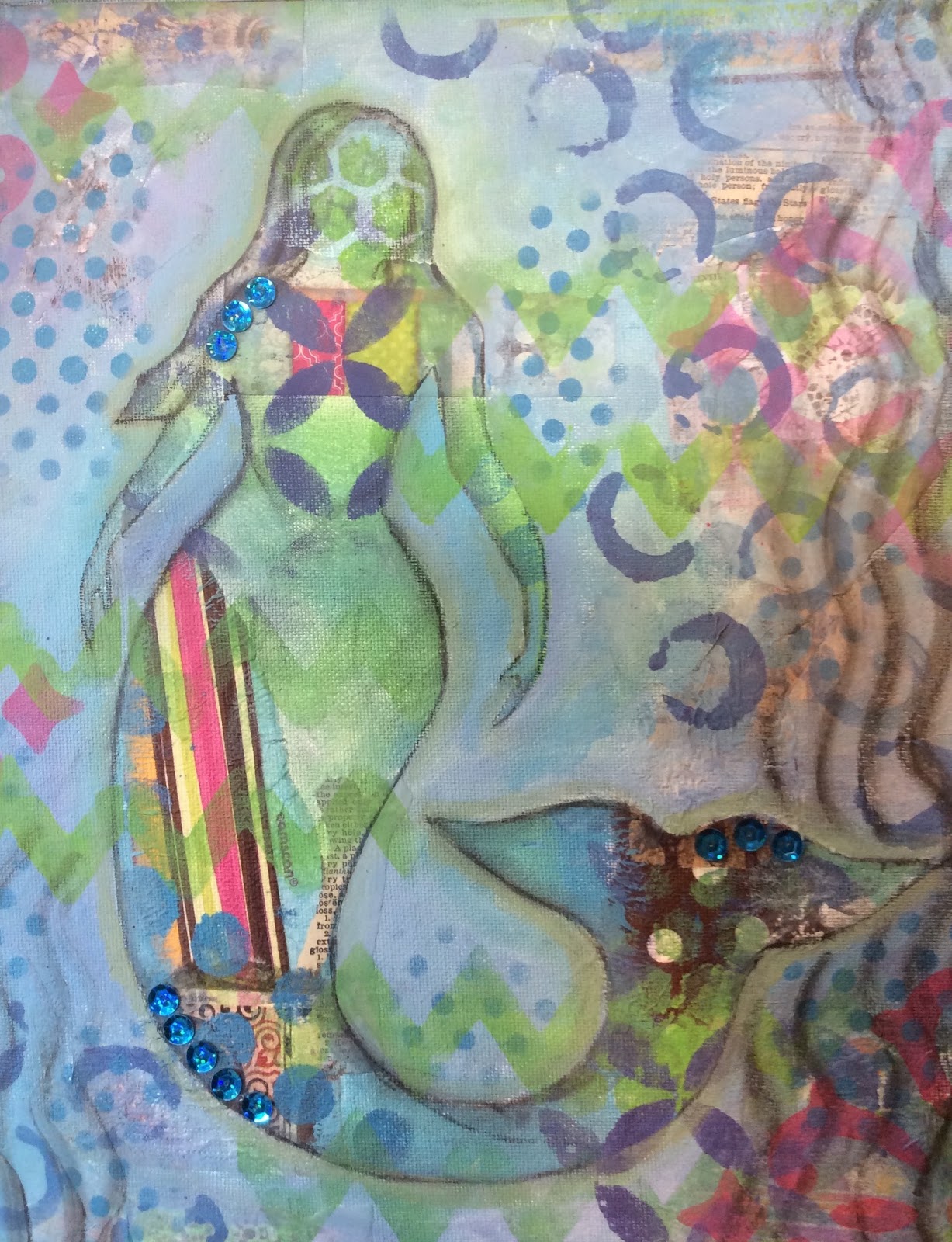 my artful nest: Painting in Reverse