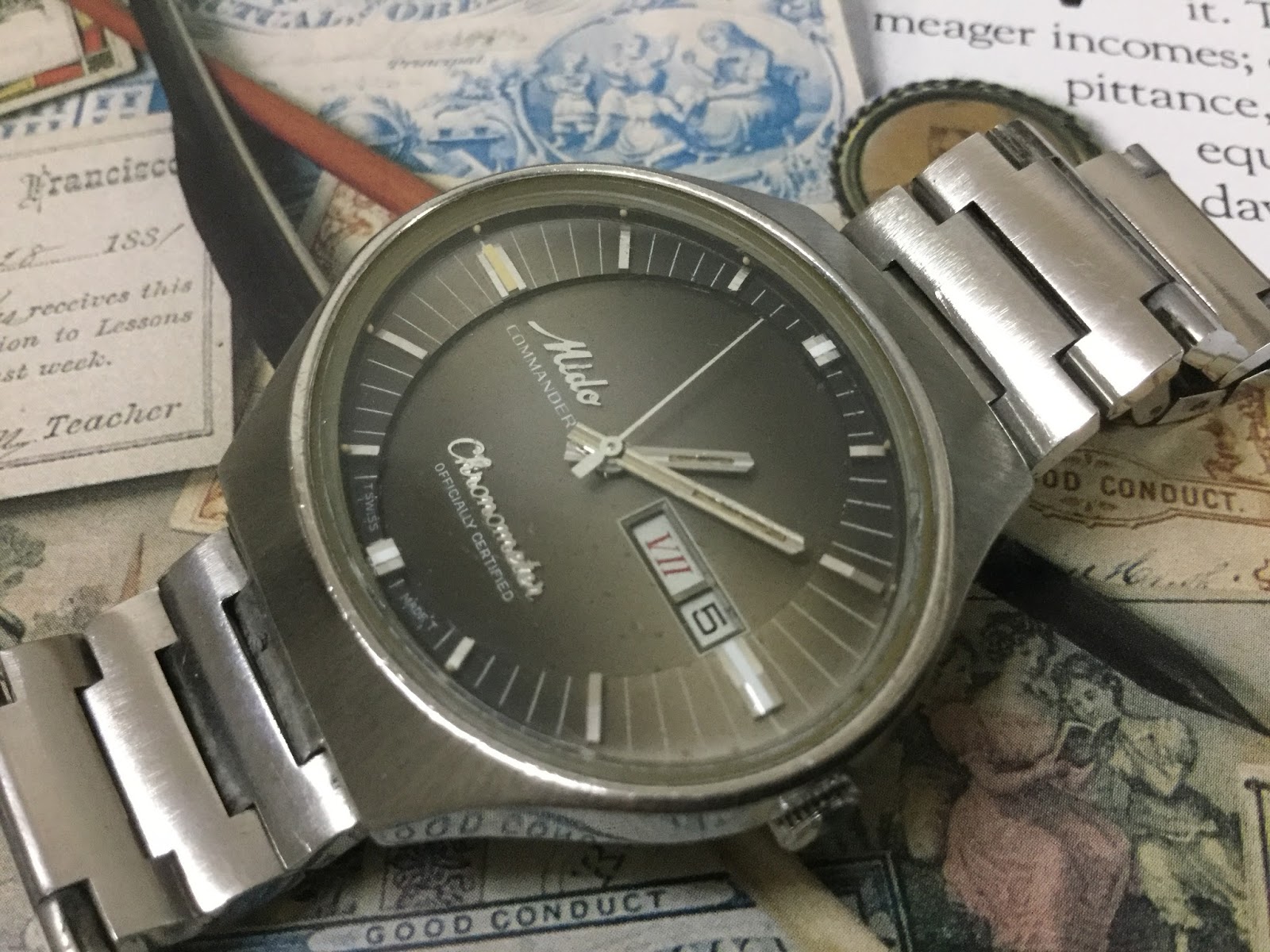 vintage watches: Mido Commander Chronometer