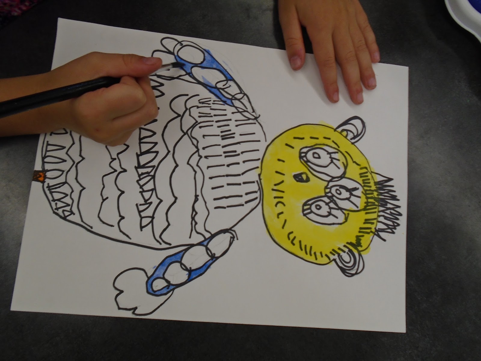 Zilker Elementary Art Class: 2nd Graders study TEXTURE