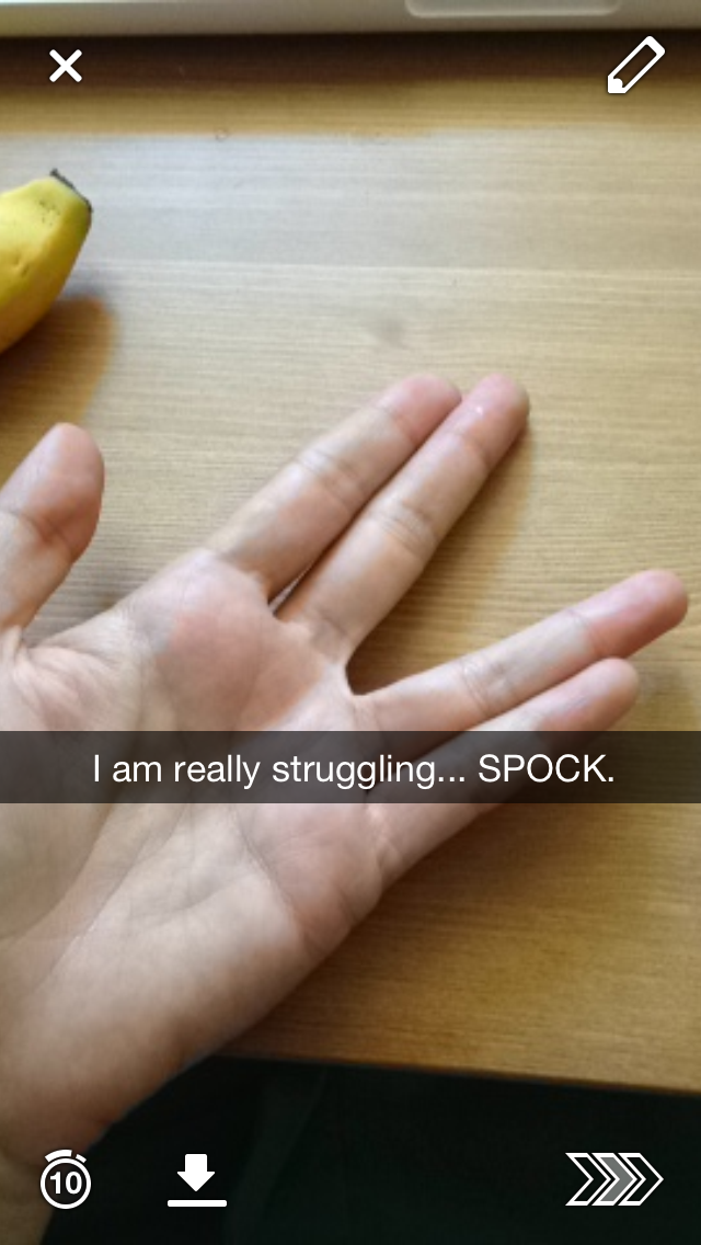 katilda.com: Star Trek, Spock & Snapchat Fails