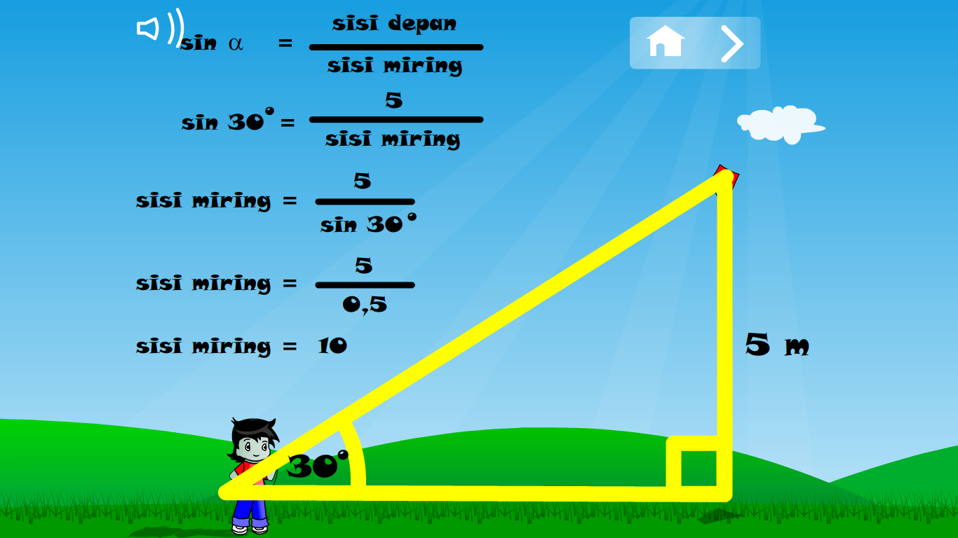 Software Pembelajaran Matematika Materi Trigonometri | Edu Adventure
