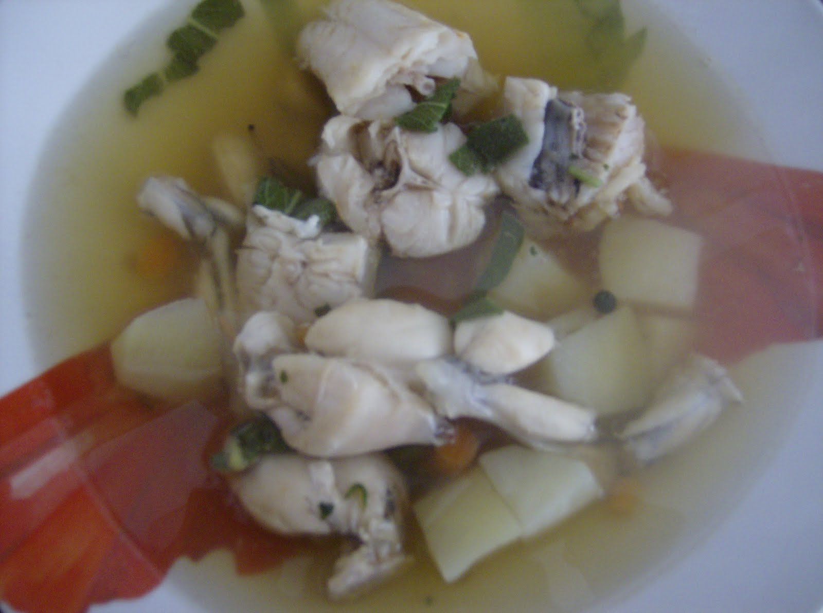 feliz: Clarissa's Frog Legs Soup: A Recipe