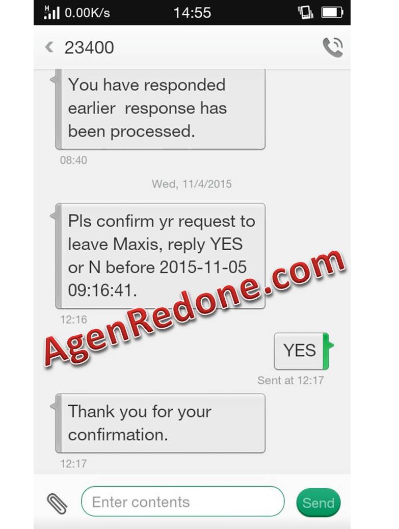 Agen RedOne: MNP Maxis Ke redONE