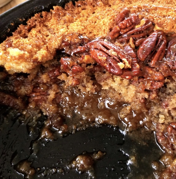 There's a Hippy in the Kitchen: Southern Cornbread Cobbler with Pecans ...