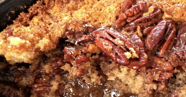 There's a Hippy in the Kitchen: Southern Cornbread Cobbler with Pecans ...