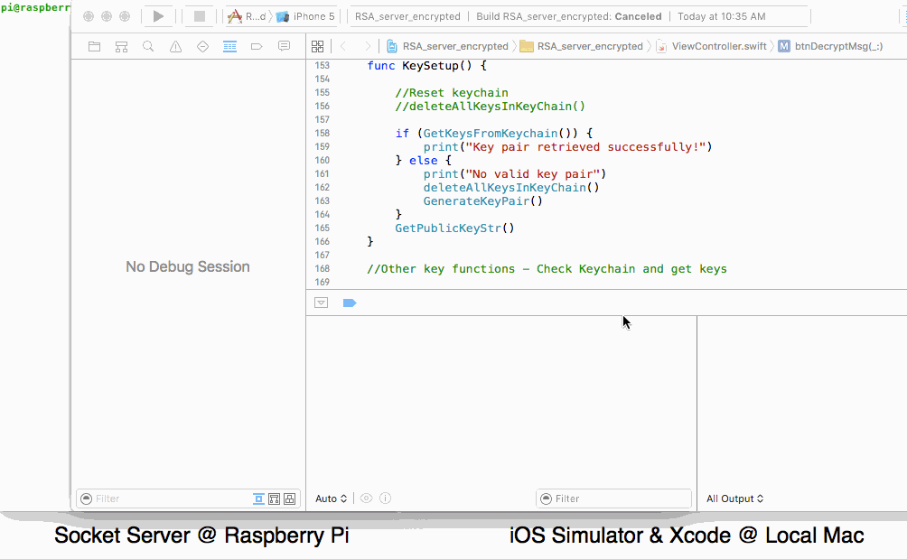 Study Raspberry Pi: Sending RSA encrypted message - From Python socket ...