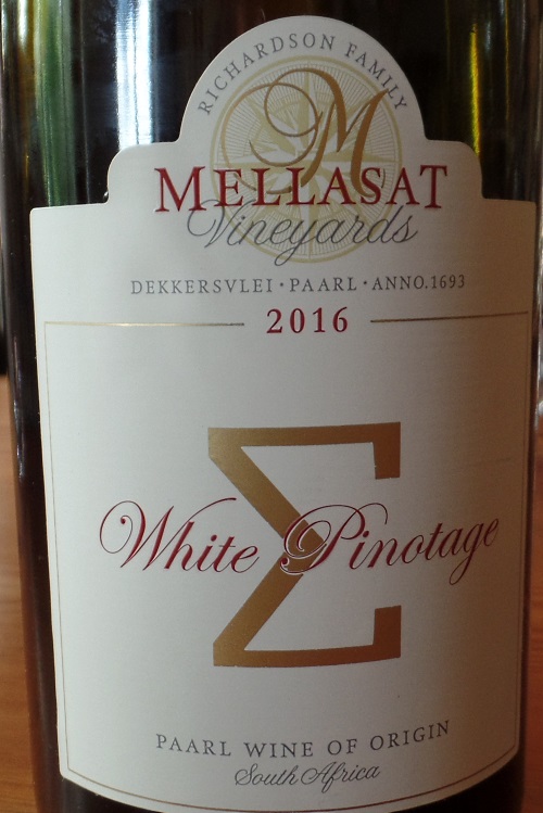 The Pinotage Club: Visiting Mellasat, Home of White Pinotage