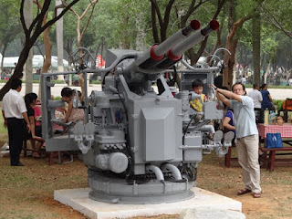 Blair's 軍事,警察及消防攝影: 波佛斯 Bofors 40mm/L60砲 MK1 雙管型