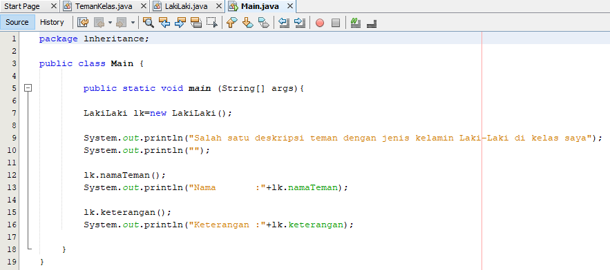 Inheritance,Encapsulation, dan Polymorphism