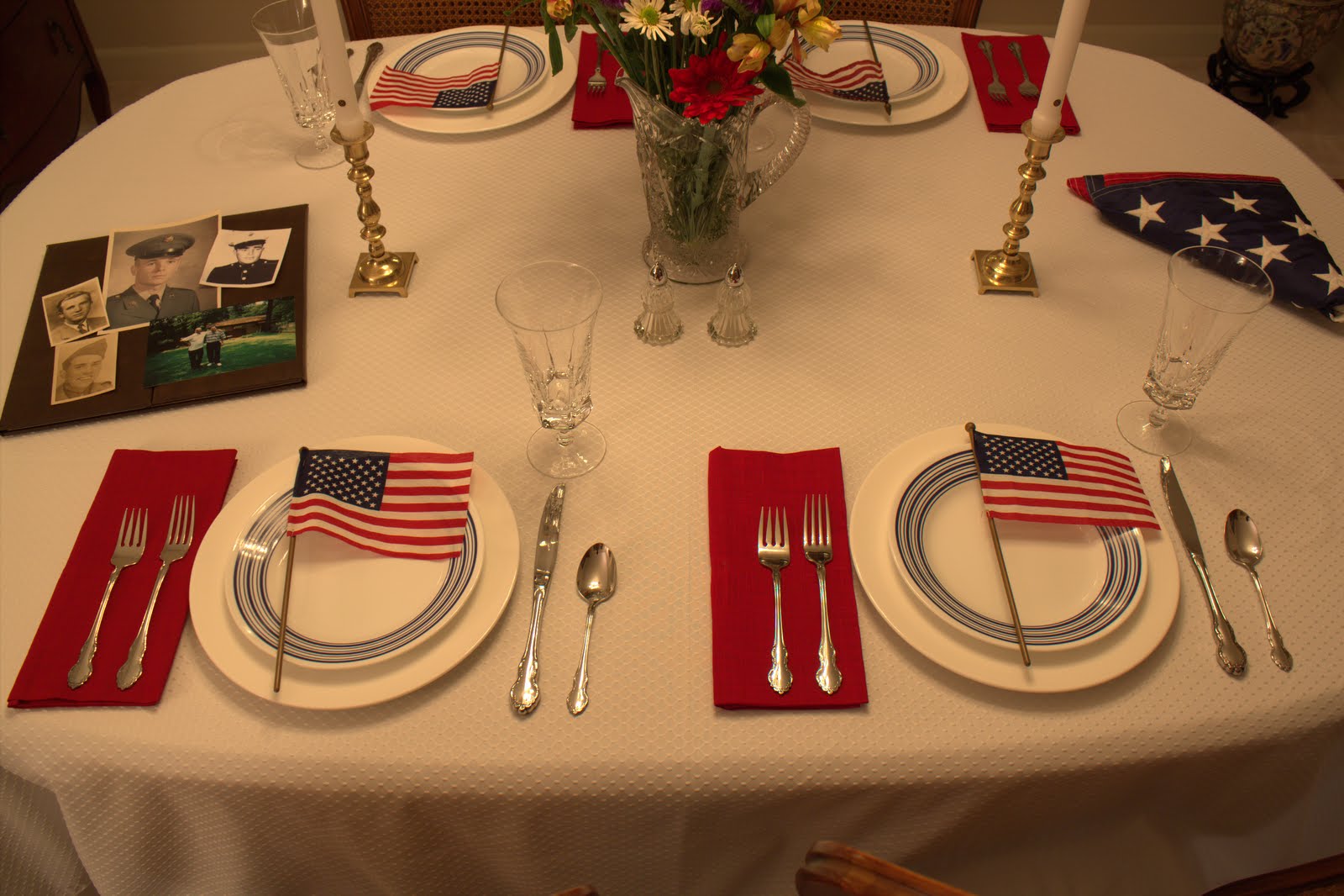 House at Forest Manor: A Memorial Day Tribute Table