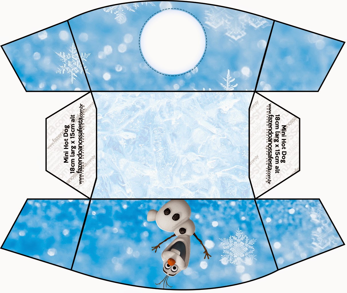 Olaf: Free Printable Boxes. - Oh My Fiesta! in english