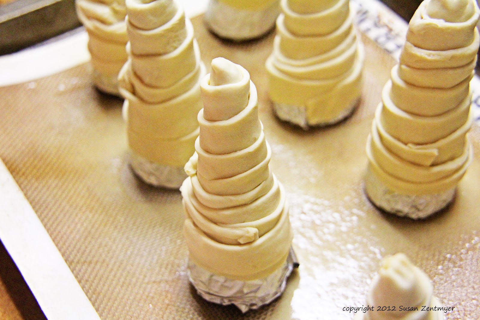 Love from the Kitchen: Pastry Cornucopia with Cranberry Mousse