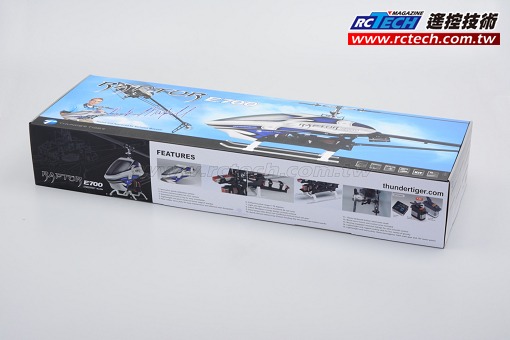 遙控技術雜誌｜RC TECH magazine: 雷虎科技翼手龍E700【開箱】（Unboxing the Thunder Tiger ...