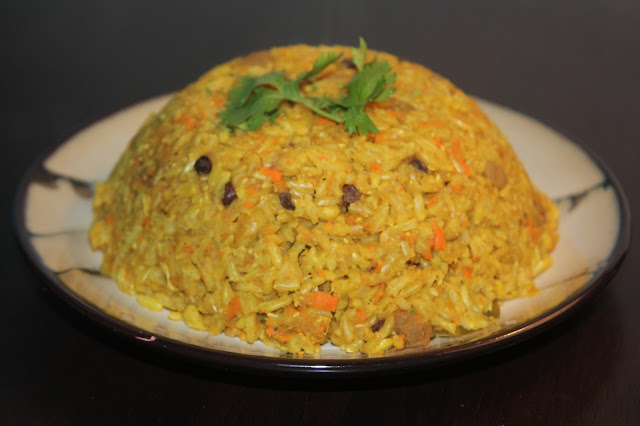 Green Urban Kitchen: Lentil and Carrot Biryani