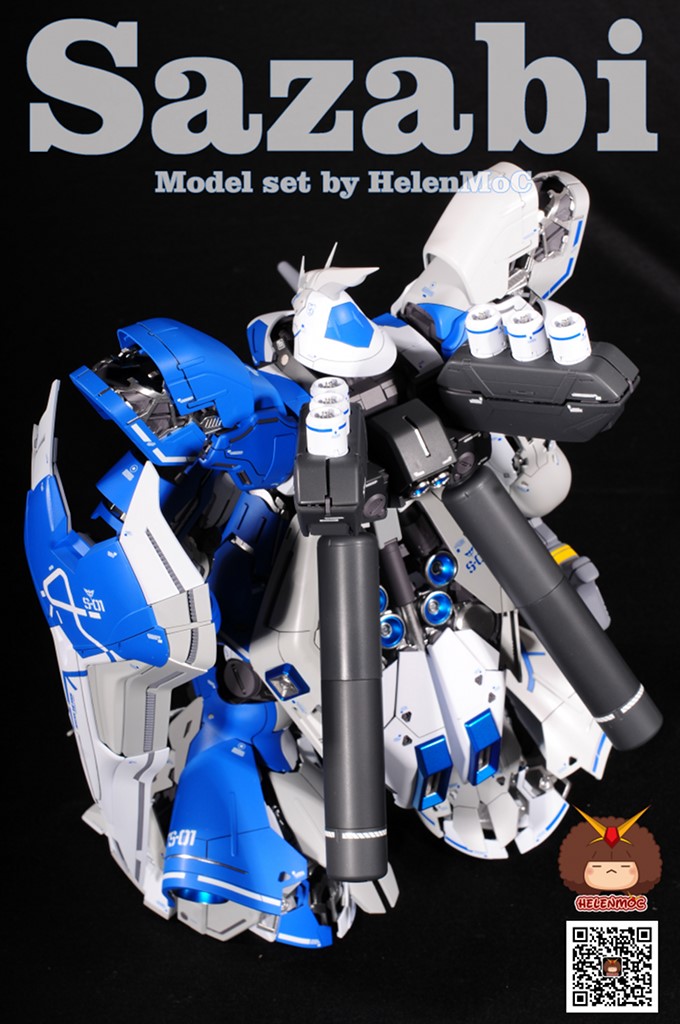 Painted Build: MG 1/100 MSN-04 Sazabi Ver. Ka [Amuro Ray Colors]