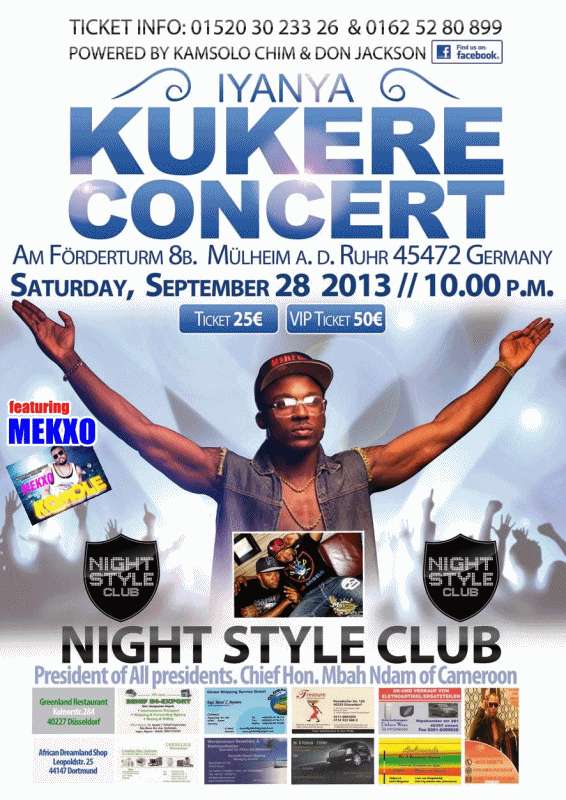 NO BE SMALL THING. COM: IYANYA (KUKERE MASTER) CONCERT IN GERMANY ON ...