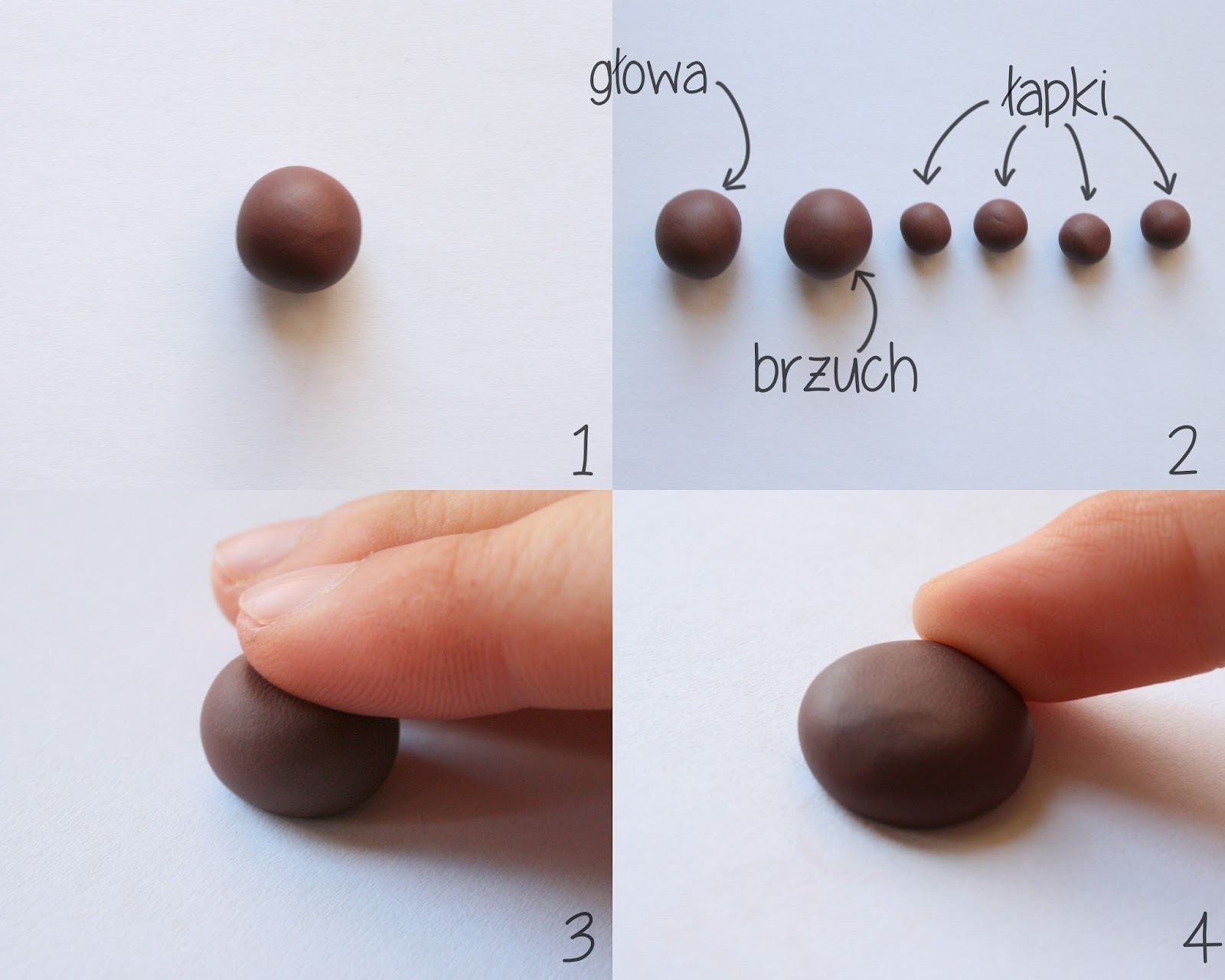 DIY - MIŚ Z MODELINY - Polskie Handmade - kreatywna strona życia