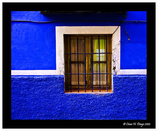 Fachada azul
