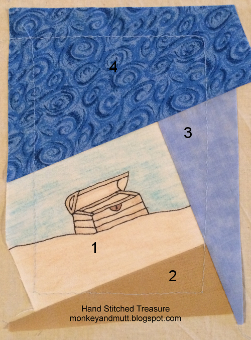 Hand Stitched Treasure: Treasure Chest Tutorial Part 4: Piecing and ...