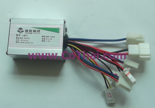 รถจักรยานไฟฟ้า: LB27 24vdc 250w กล่องคอนโทรล มอเตอร์(DC)