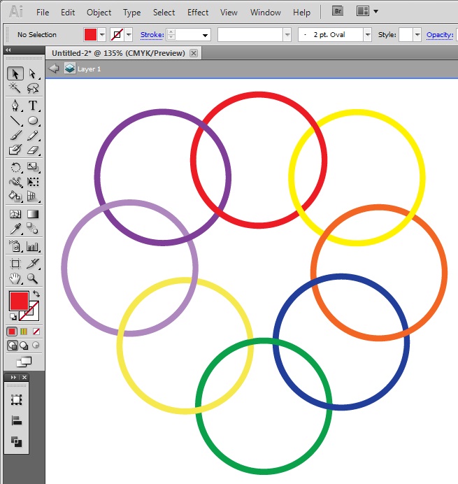 Tutorial menggunakan Live Paint Bucket pada adobe Illustrator | AzaSkom