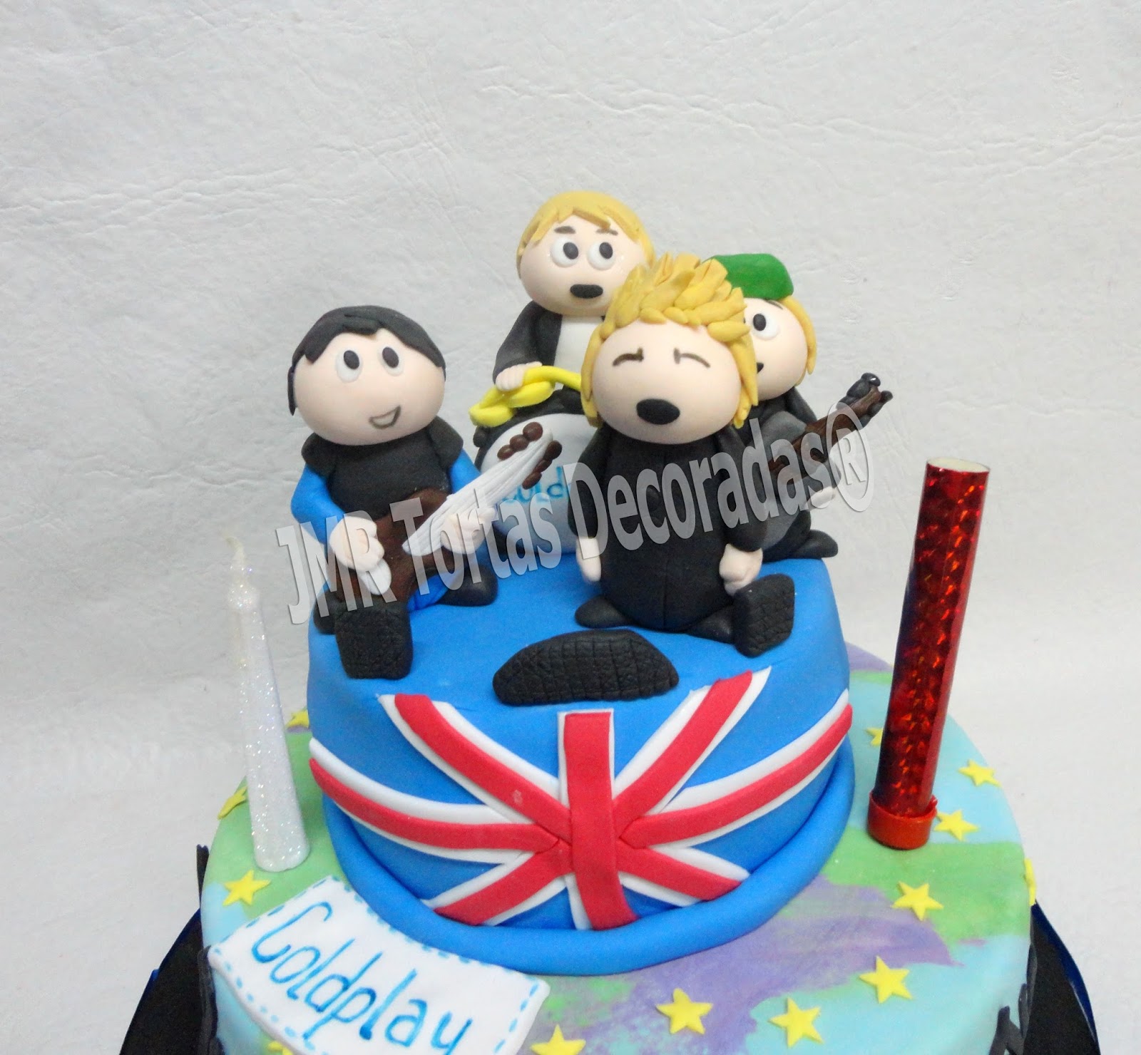 Torta Coldplay | JMR Tortas Decoradas