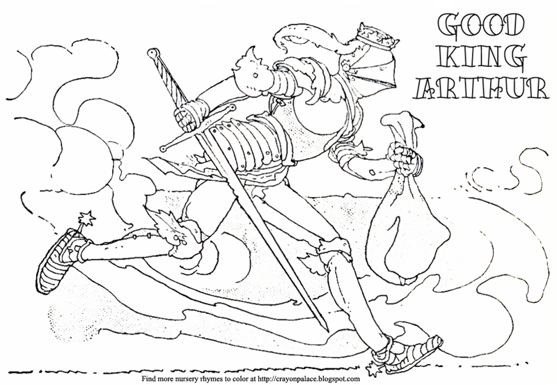 King Arthur Coloring Pages Free