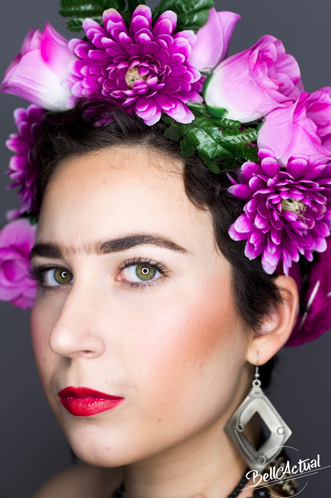 Bellactual: Frida Kahlo Inspired Makeup - Maquillaje inspirado en Frida ...
