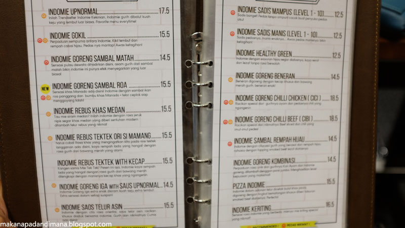 Daftar Menu Warunk Upnormal Jogja - Makan apa dan dimana?