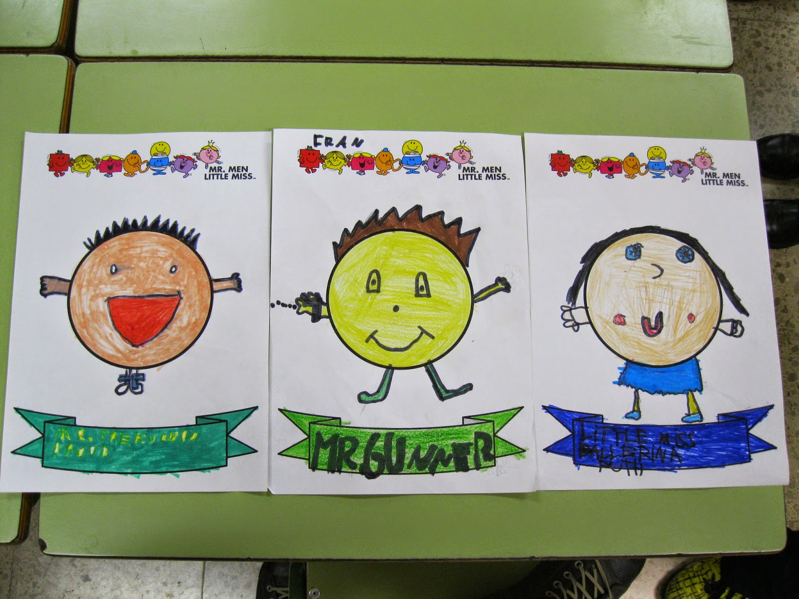 Les Roquetes English Blog: We are Mr. Men and Little Miss (1st and 2nd ...