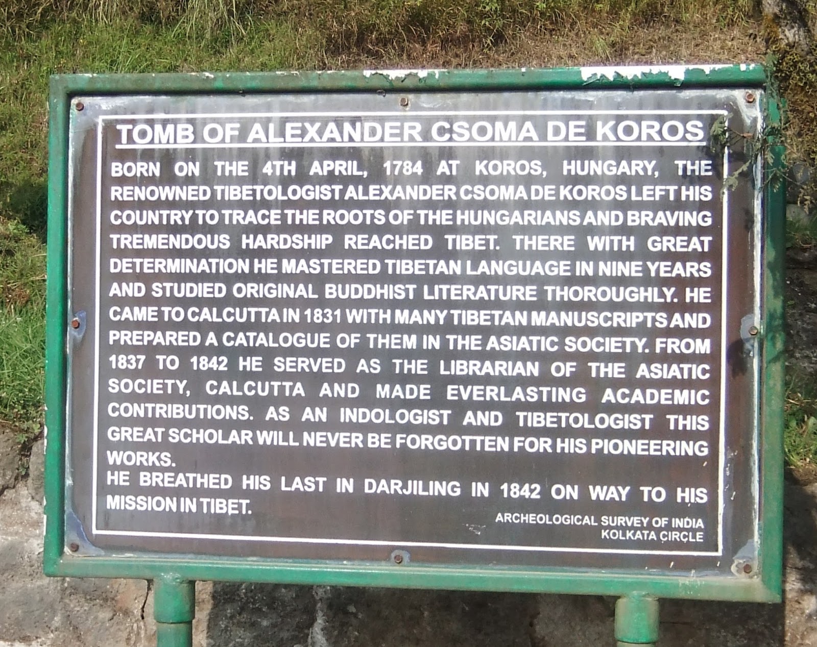 Out of Phase: De Koros - a Buddhist Saint