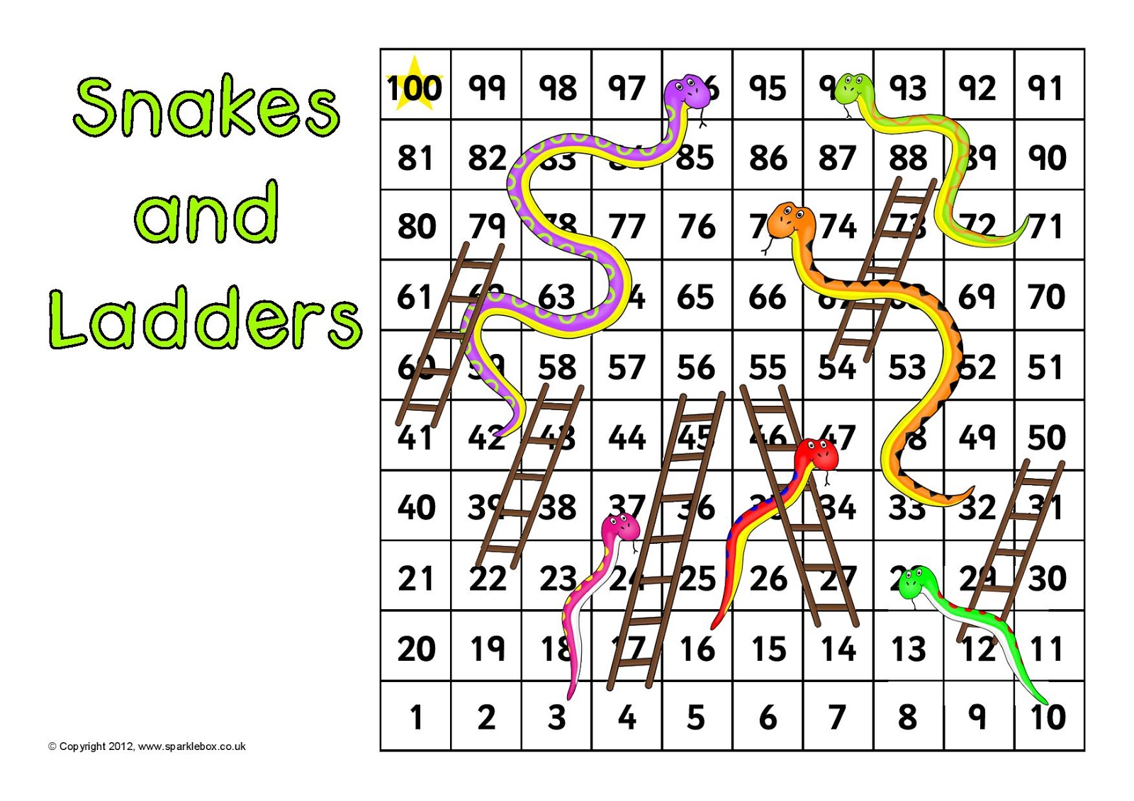 A+ Excellent : Numbers 1-100