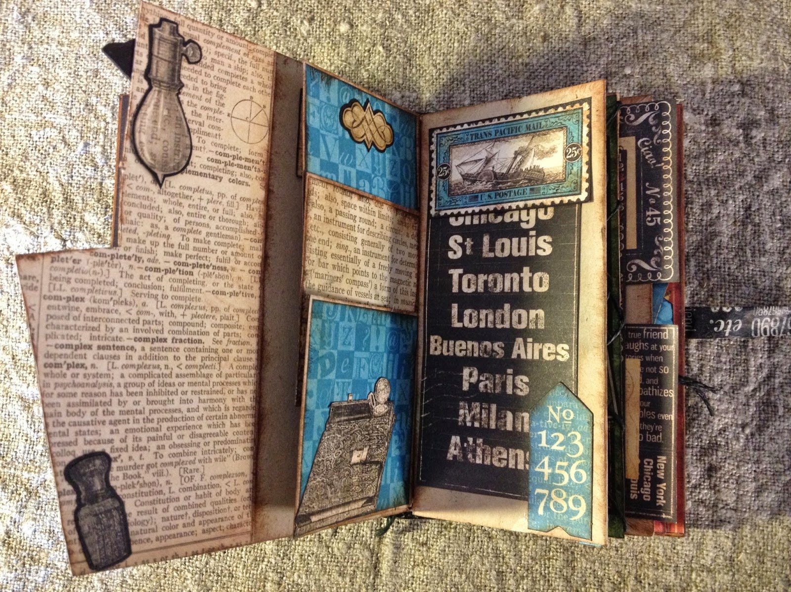 Graphic 45 Typography Junk Journal | annes papercreations | Bloglovin’